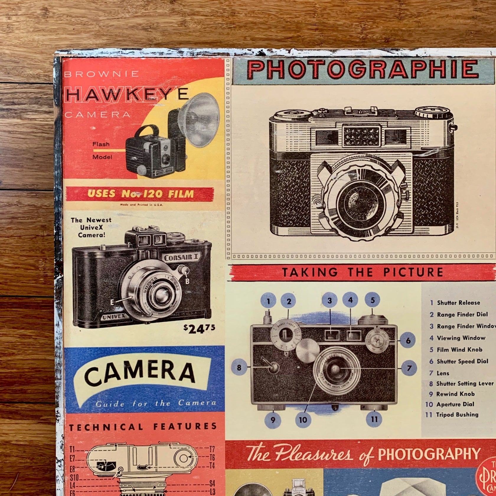 Photography Camera Framed Poster – true RED betty